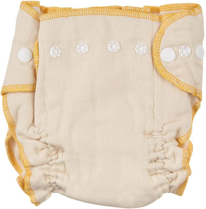 Amazon.com: Linteum Textile Fitted Cloth Diapers with Snap Closures ...
