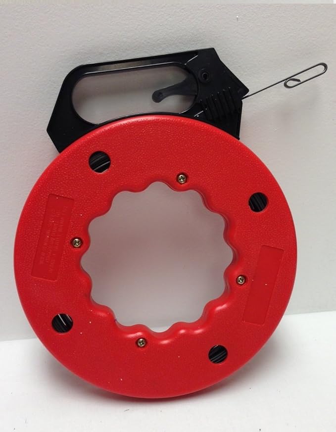 50 FT Fish Tape with High Impact Case for Electric or Communication ...