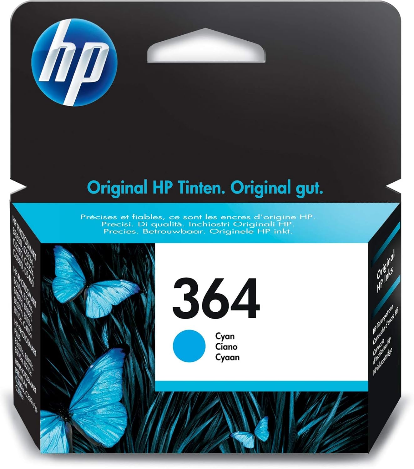 HP 364 Cyan Original Ink Cartridge Cartucho de Tinta 1 Pieza(s ...