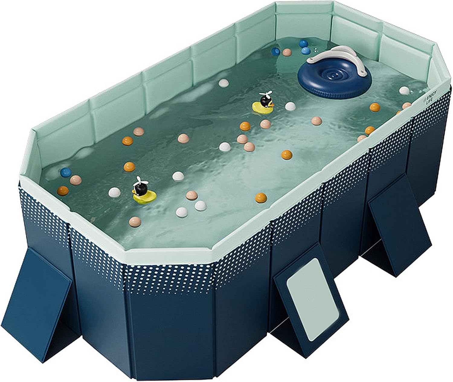 Amazon.com: Foldable Swimming Pools, Hard Plastic Shell Portable ...