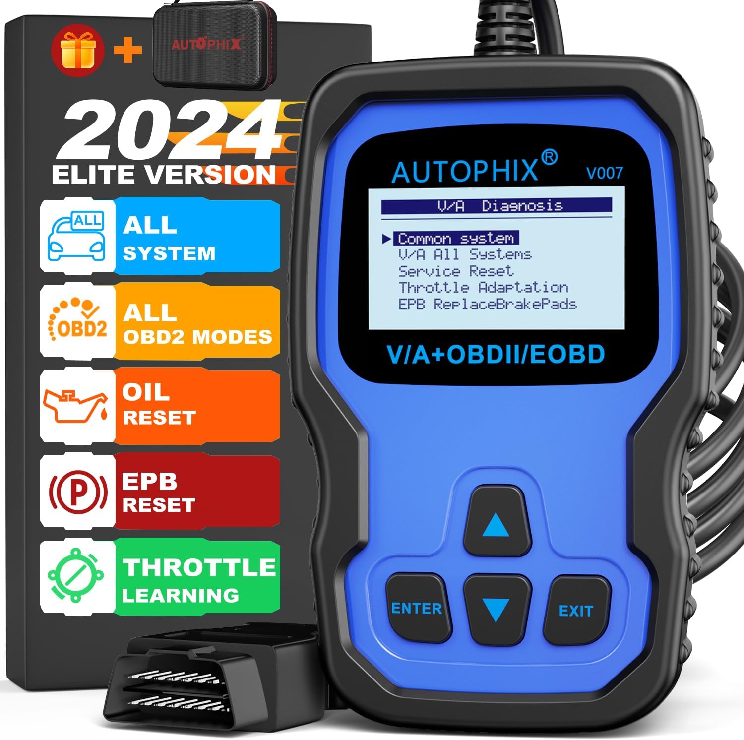 AUTOPHIX V007 OBD2 Scanner Compatible with Volkswagen VW Audi Skoda ...