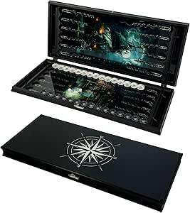 Amazon.com: Tempered Glass Backgammon Set for Adult| Stylized with Wind ...