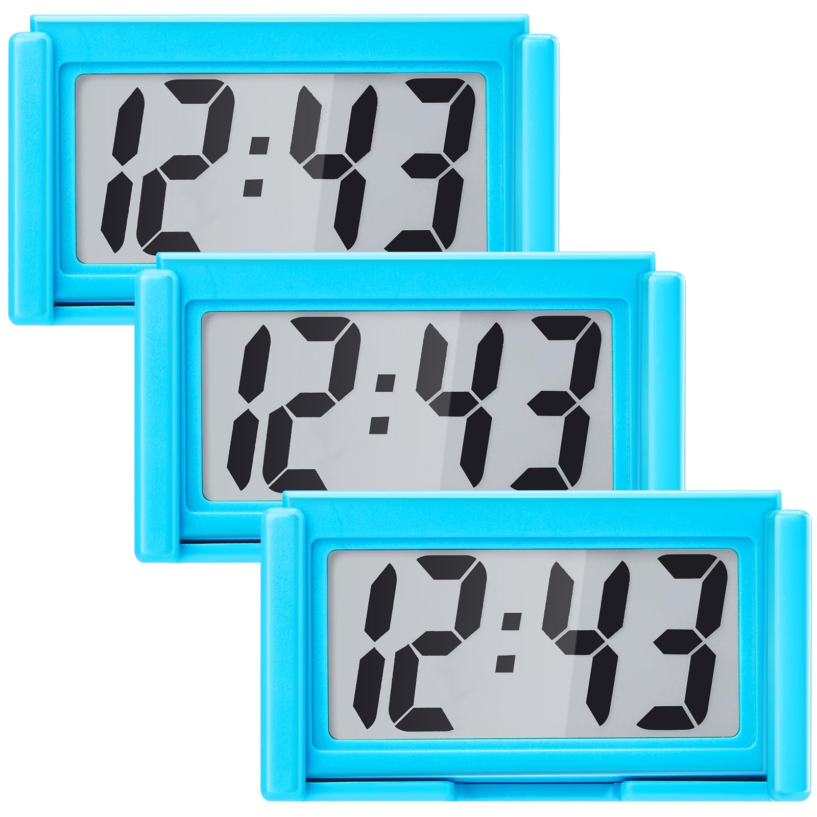 Amazon.com: Frienda Mini Digital Small Magnetic Clock Car Dashboard ...