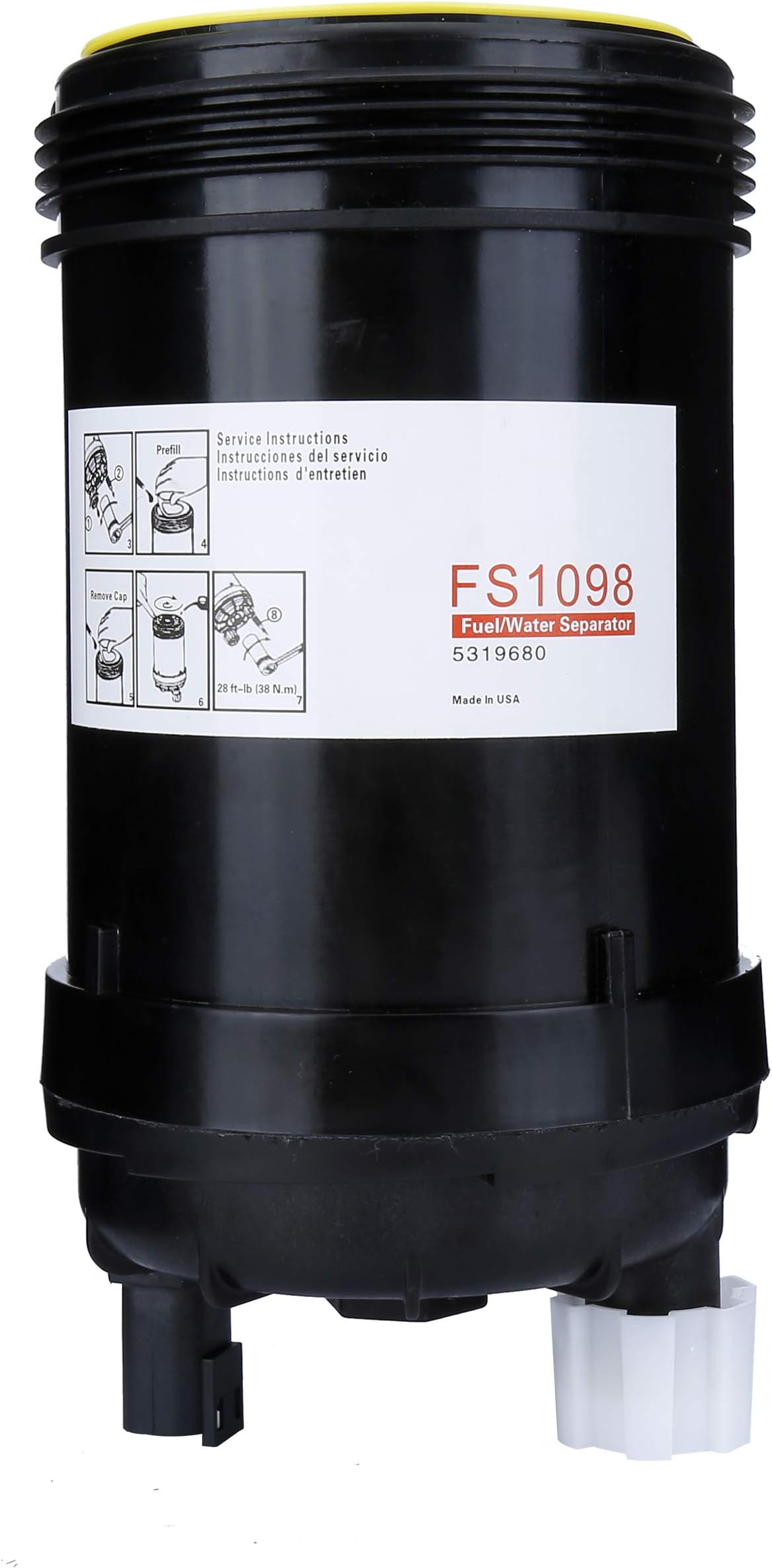 Amazon.com: Fleetguard Fuel Water Separator - FS1098 : Automotive