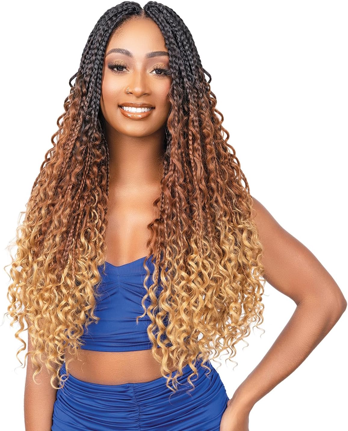 Amazon.com : Janet Collection Crochet Braids Nala Tress 3X Boho Box ...