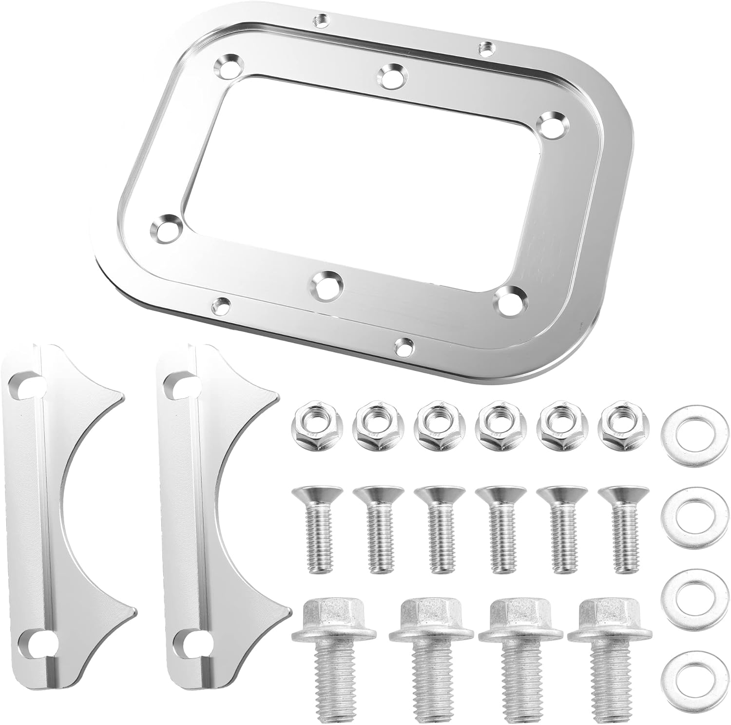 Amazon.com: X AUTOHAUX 1 Set Billet Aluminum Battery Pallet for Racing ...