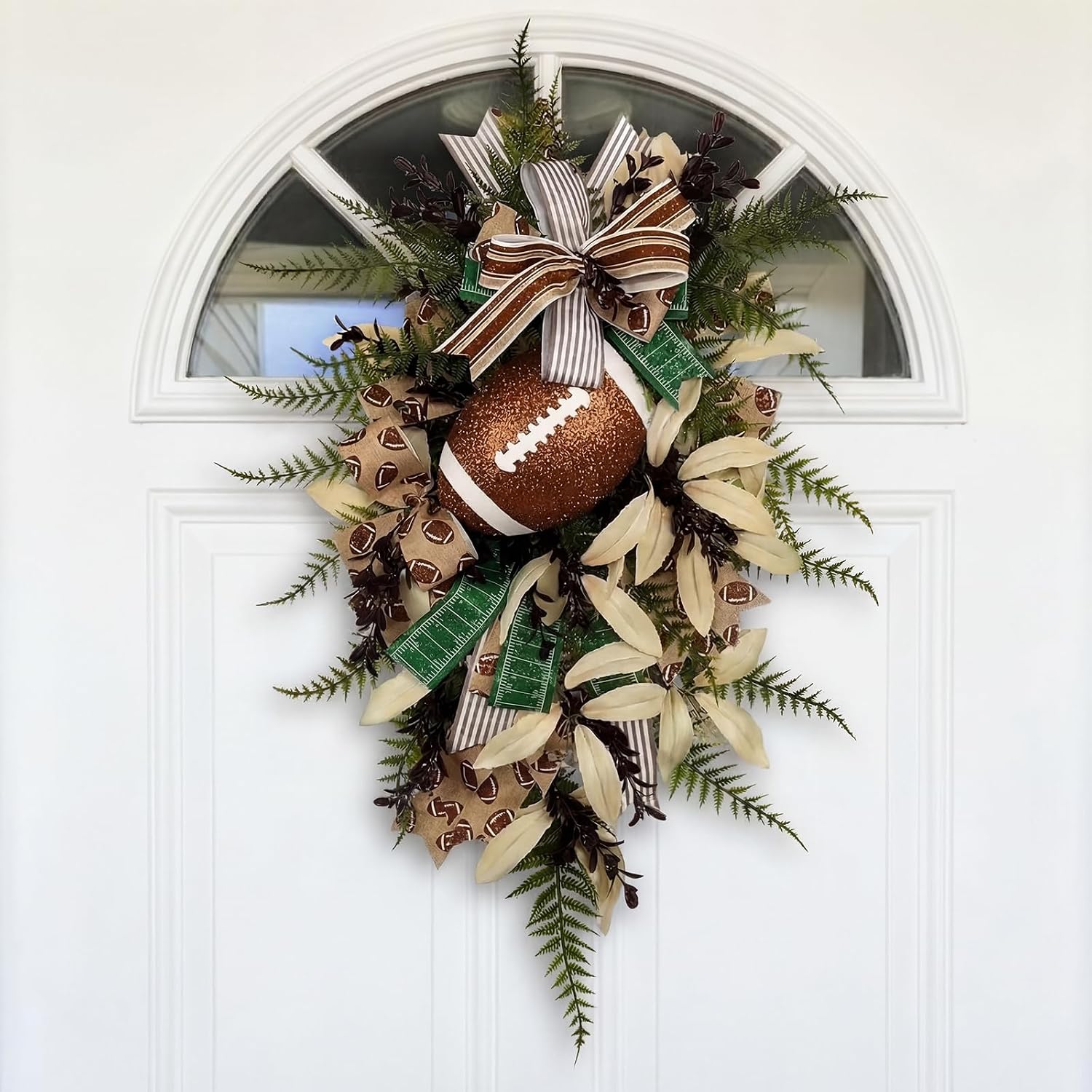 Amazon.com: Suncalla 18 Inch Football Teardrop Swag Decoration Hanging ...