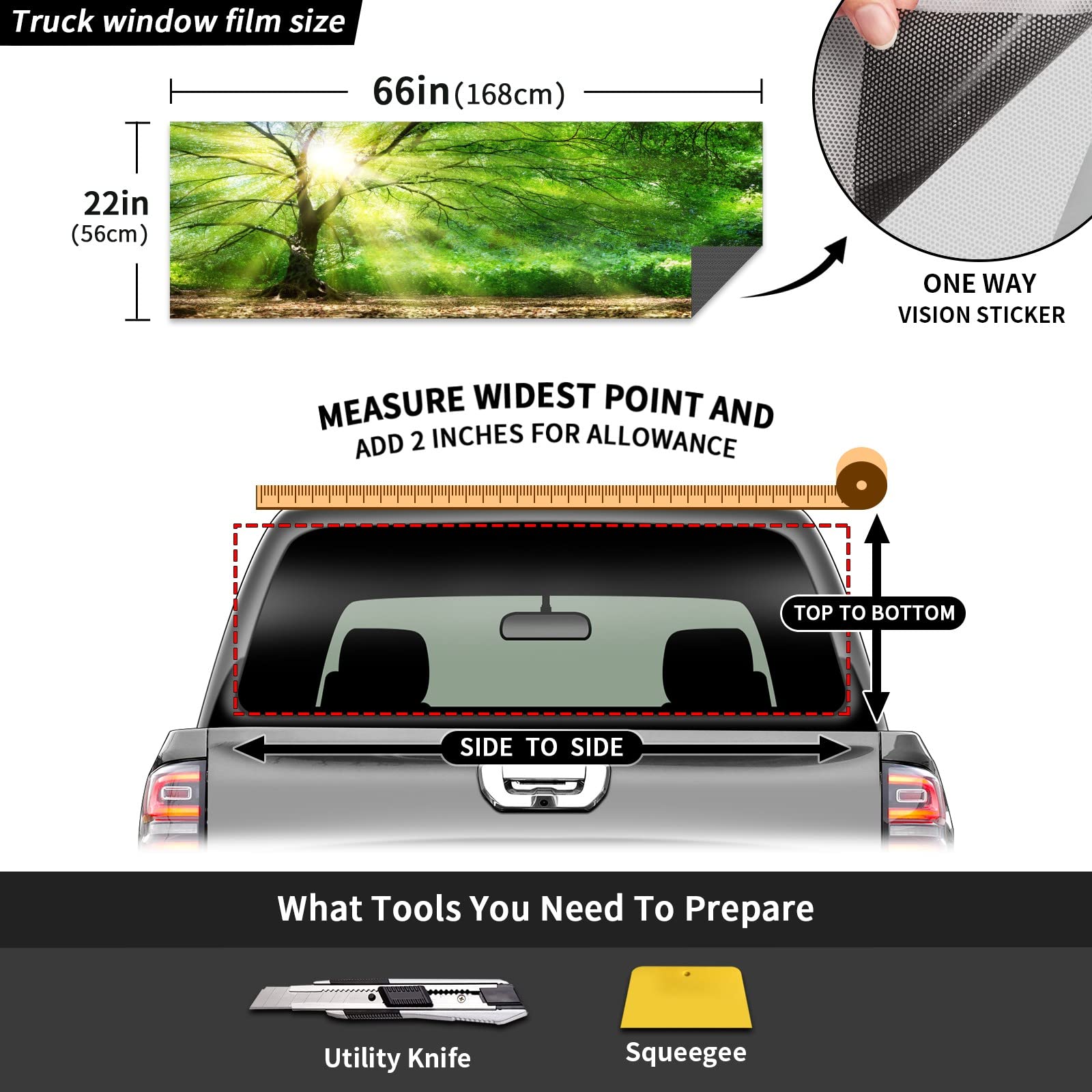 Pickup Truck Window Stickers Car Stickers | Truck Lettering