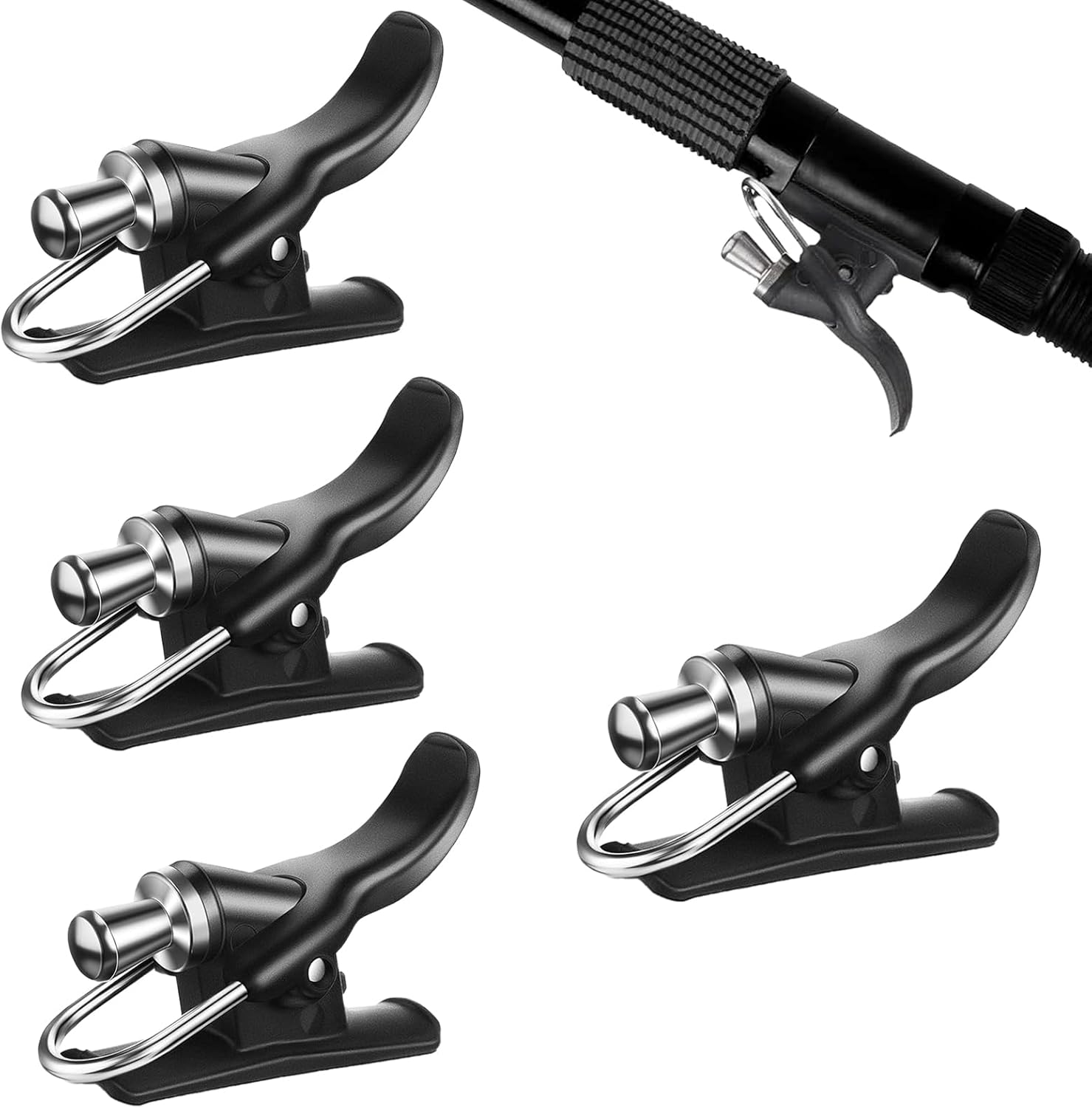 Amazon.com : 4 Pcs Cast Cannon Surf Fishing Trigger, Aid Sea Fishing ...