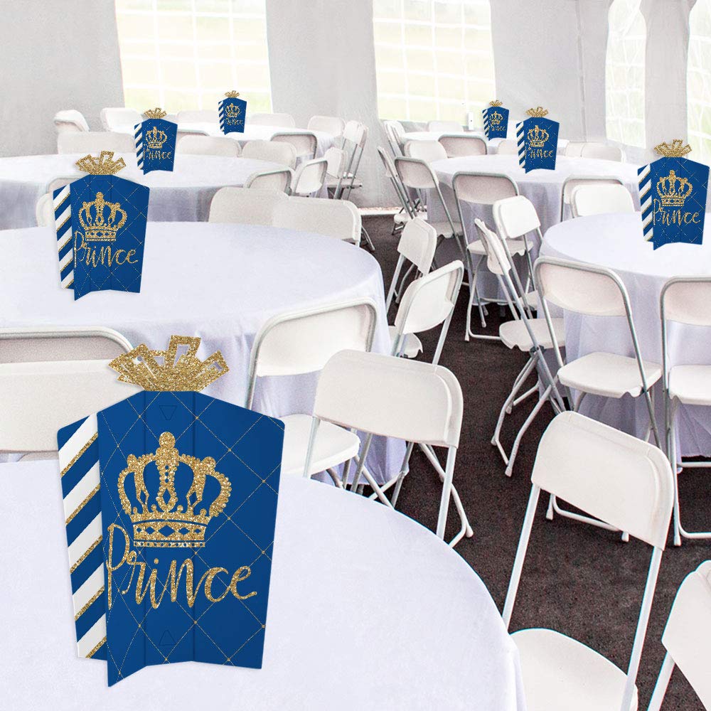 Royal Prince Centerpieces 1 Royal Prince Baby Shower Centerpieces Gold