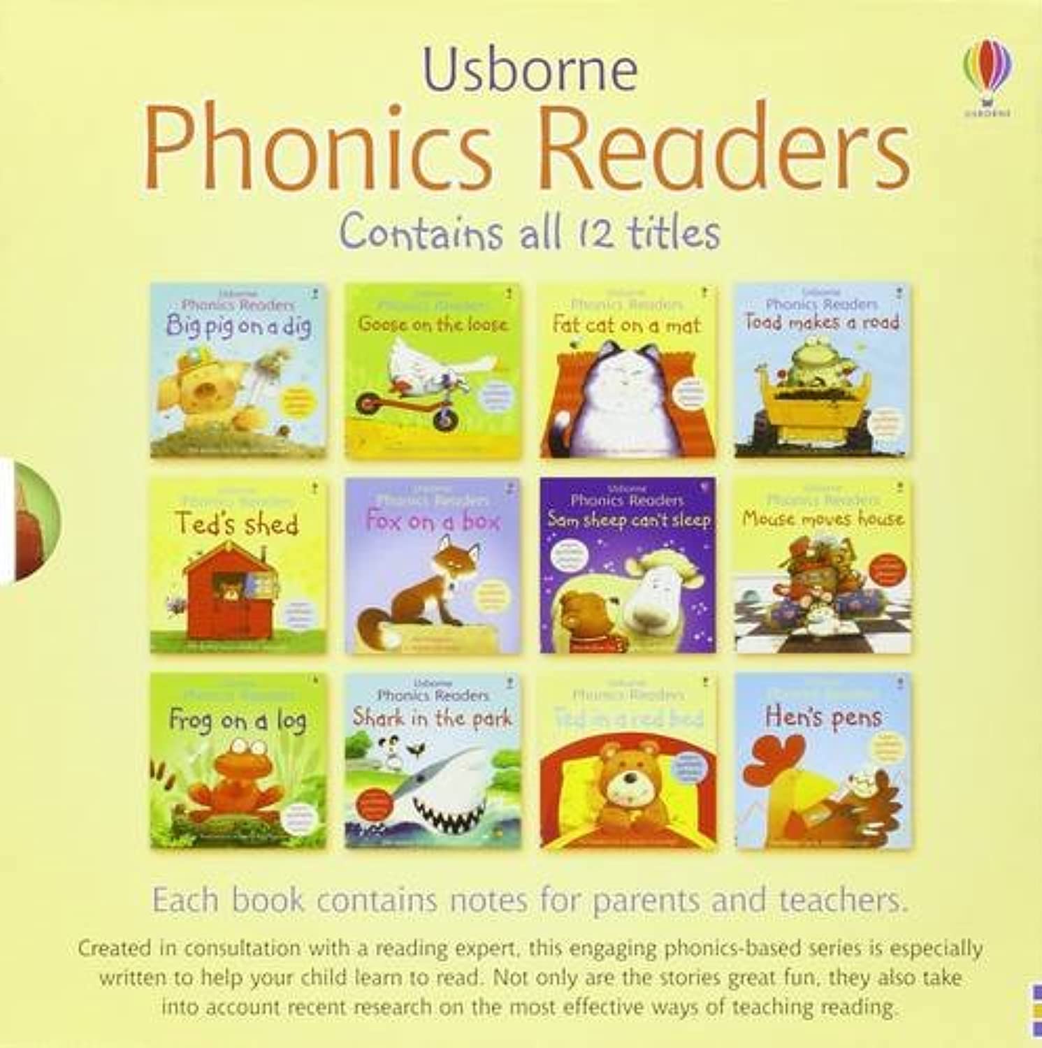 Phonics Readers, 12 Vols.: Contains all 12 titles. Ted in a red bed ...