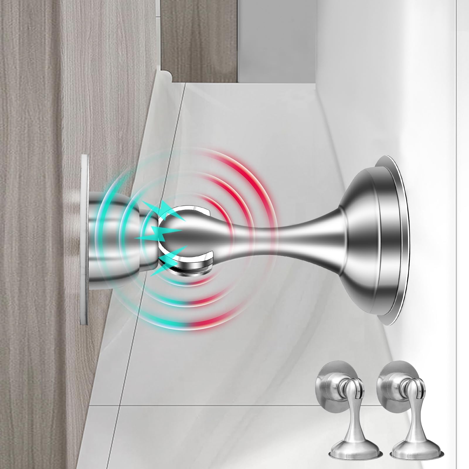 Door Stop Magnetic Door Catch - Patio Door Stops Indoors Door Stoppers ...