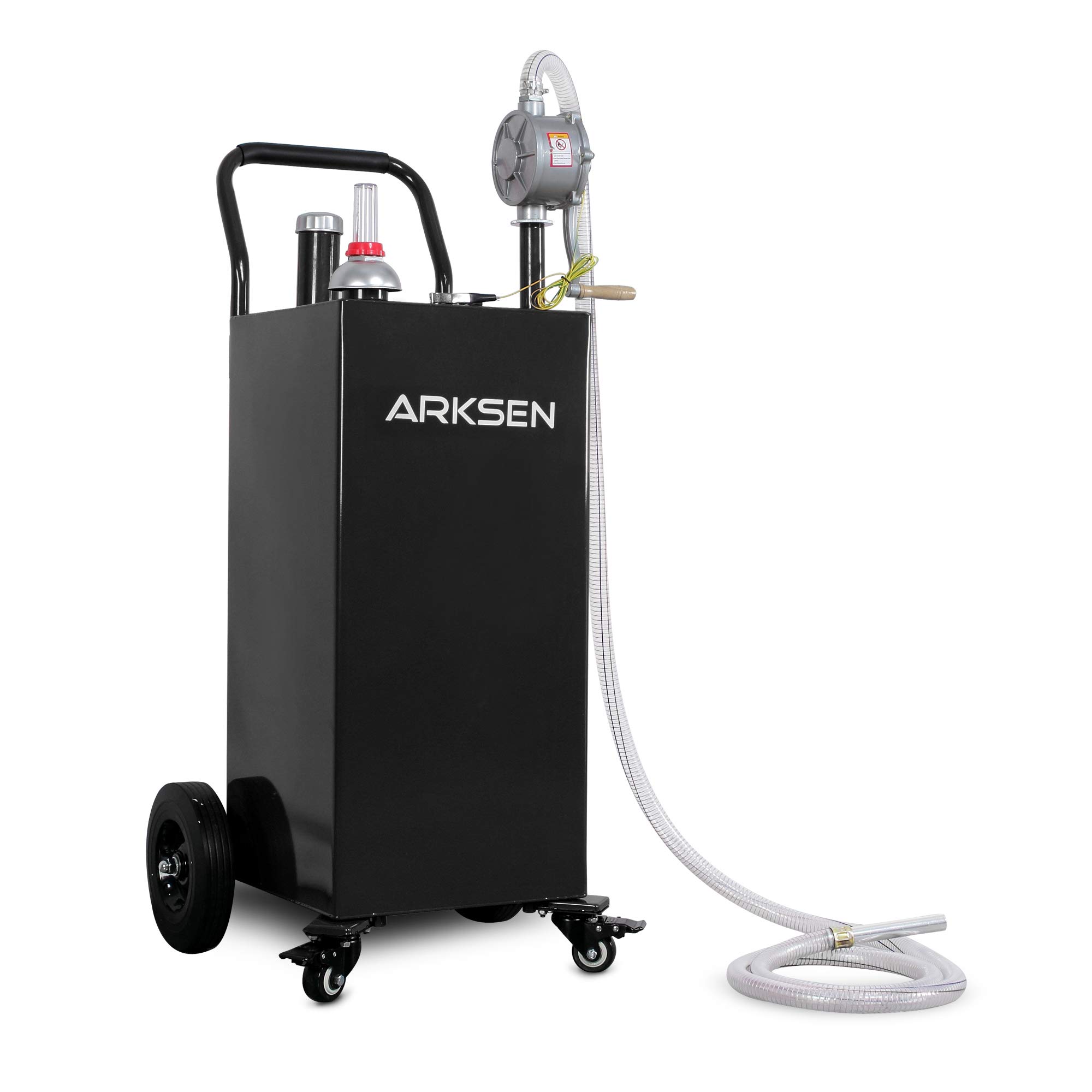 ARKSEN 30 Gallon Portable Gas Caddy Fuel Storage Tank Large Gasoline ...