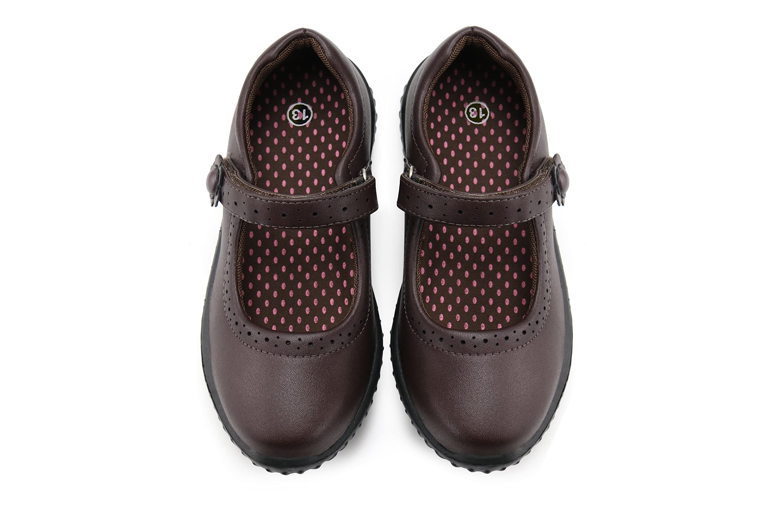 Snapklik.com : JABASIC Girls Mary Jane School Uniform Shoes