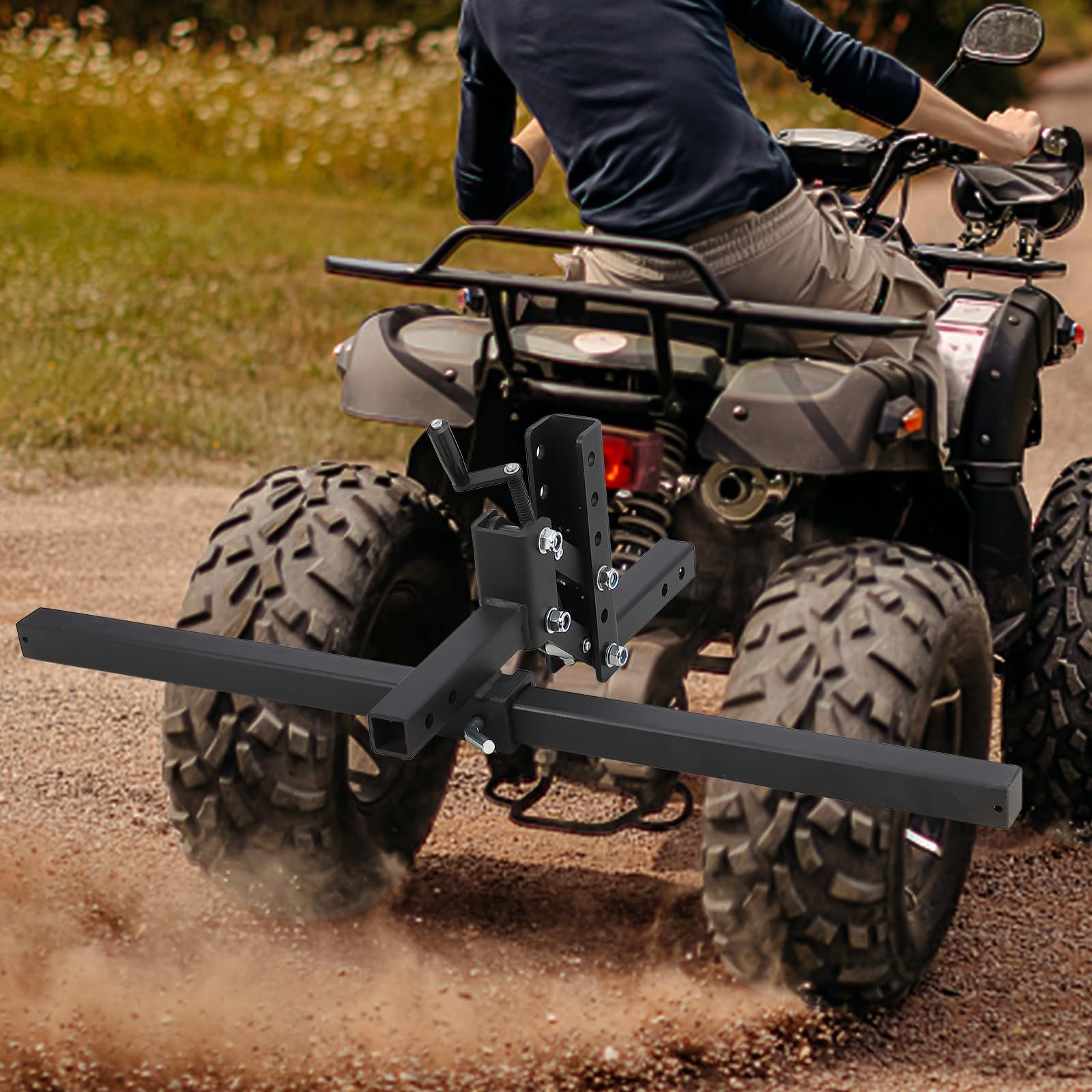 Amazon.com: Petyee ATV/UTV Manual Implement Lift 1-Point Lift System ...