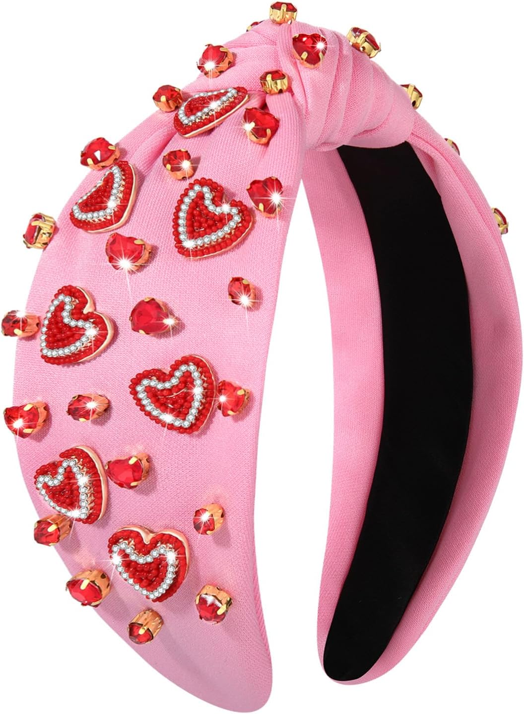 Amazon.com : NVENF Valentine’s Day Headband for Women Love Heart ...
