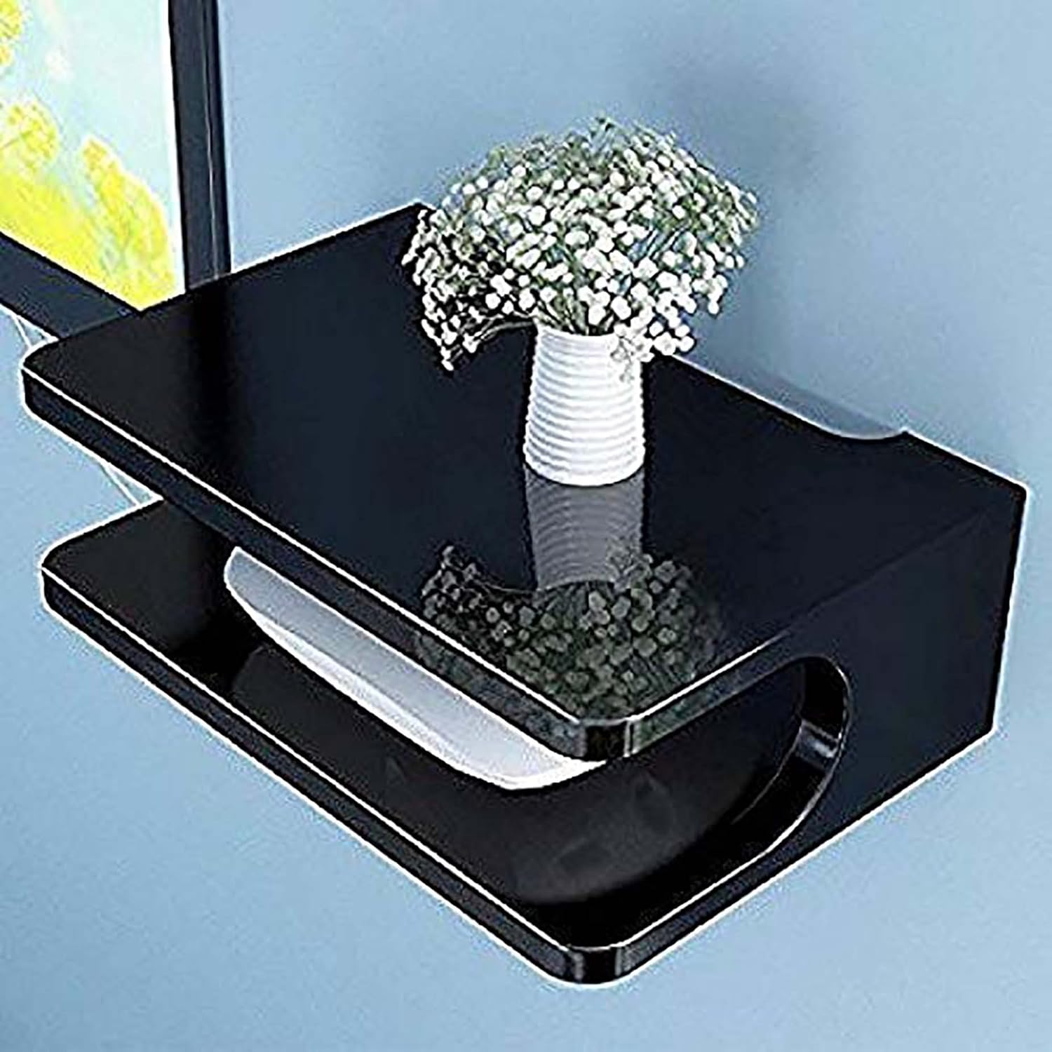 Dazzling Decor® Setup Box Stand/Holder/WiFi Holder Wall Mount Shelf for ...