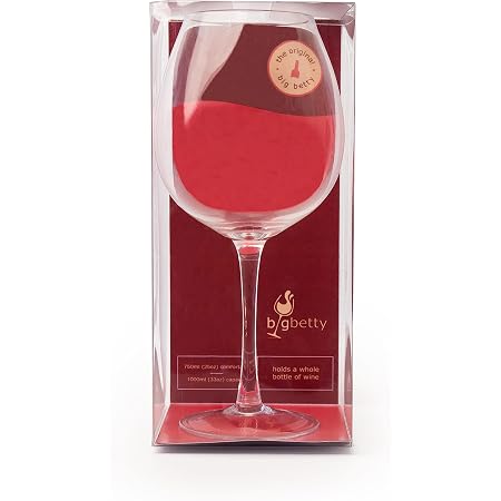 Amazon.com | Oversized XL Giant Clear Wine Glass - 750 ml - Holds a ...