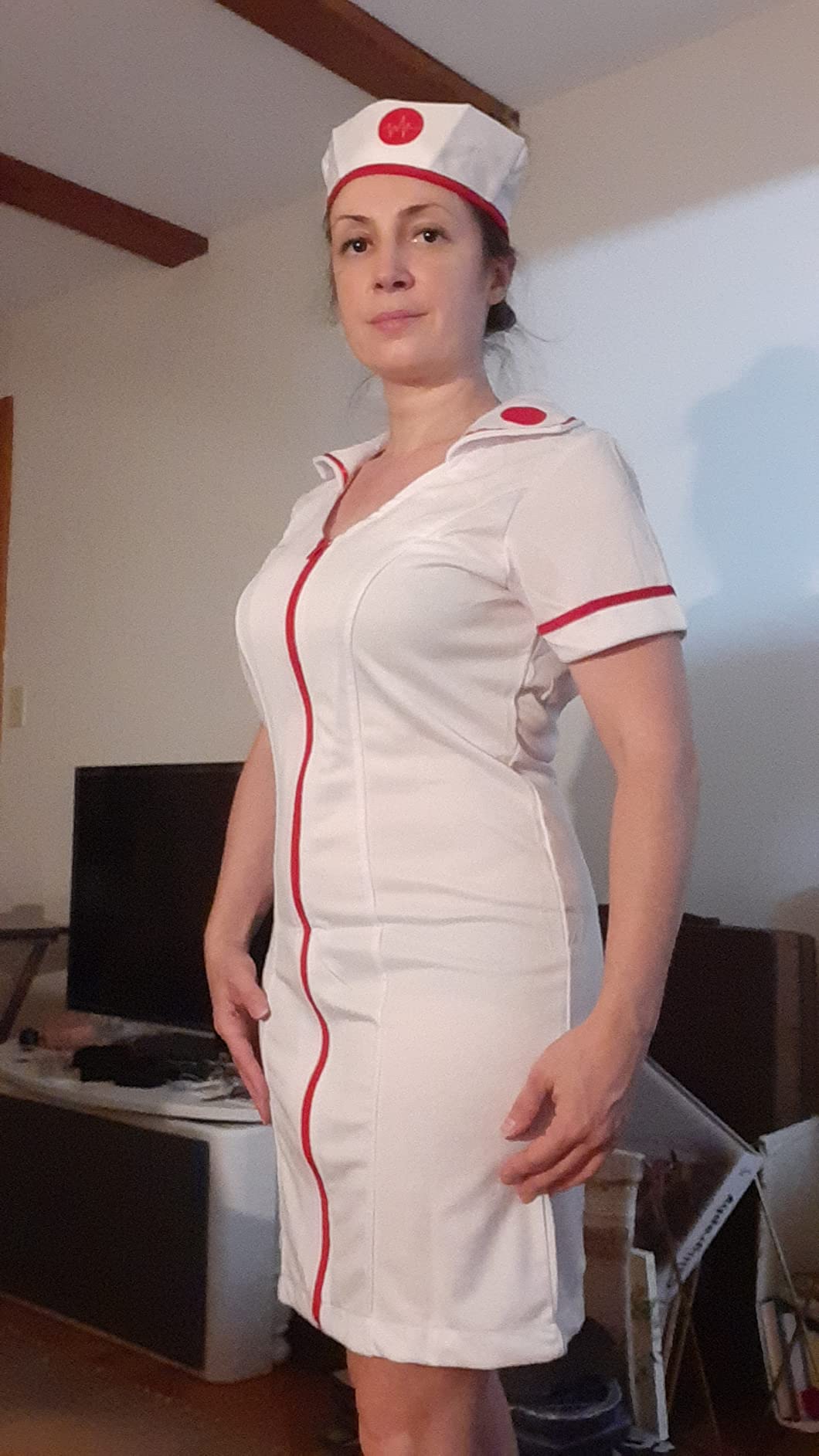 $7/mo - Finance Smiffys Fever No Nonsense Nurse Costume | Buy Now, Pay ...
