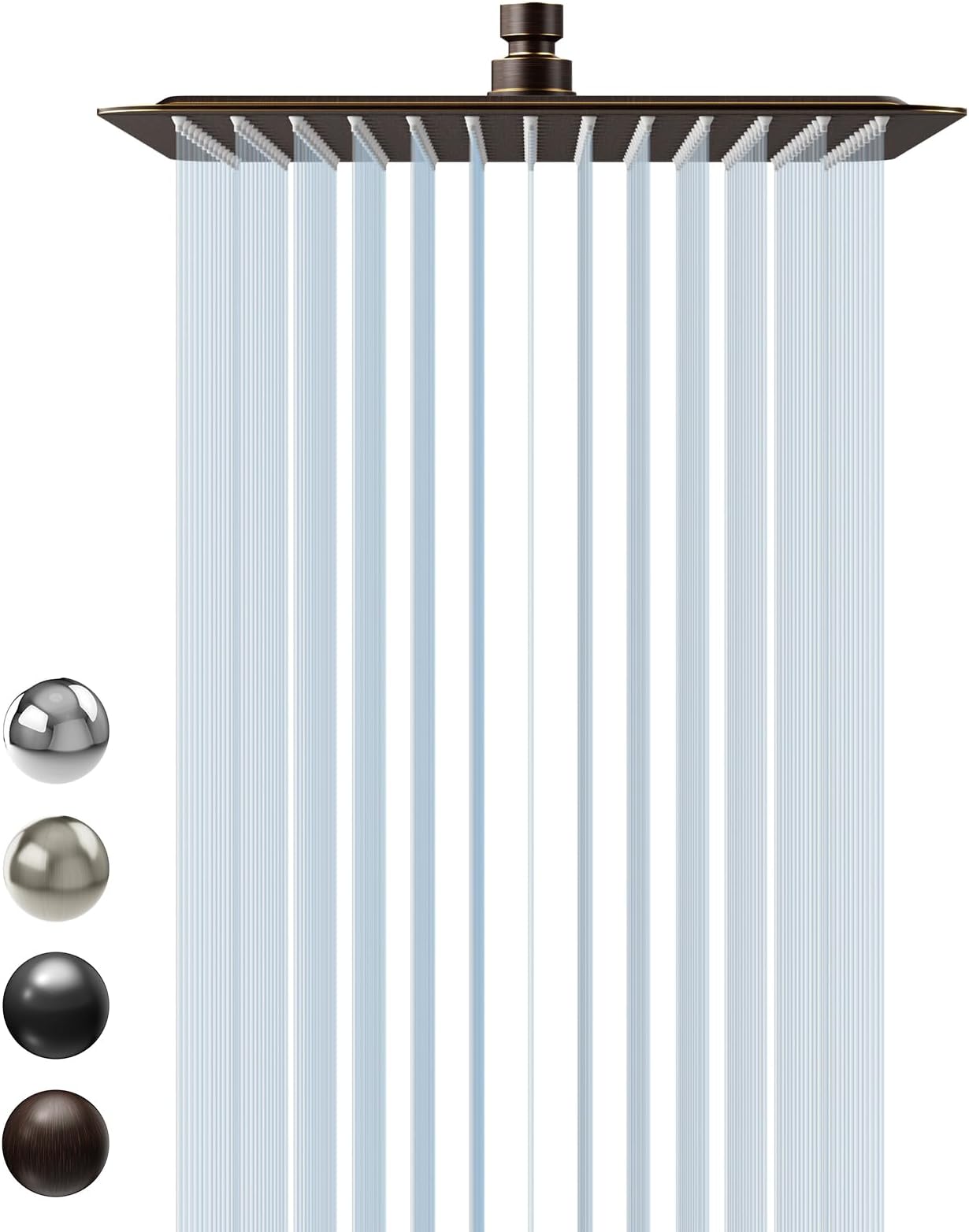 SR SUN RISE 12 Inch Brass Rain Shower Head Oil Rubbed Bronze High ...