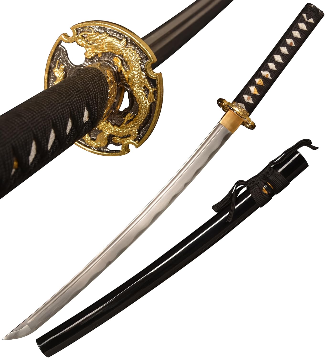 Amazon.com : SV Hand Forged Katana Sword Steel Real Sharp high Carbon ...