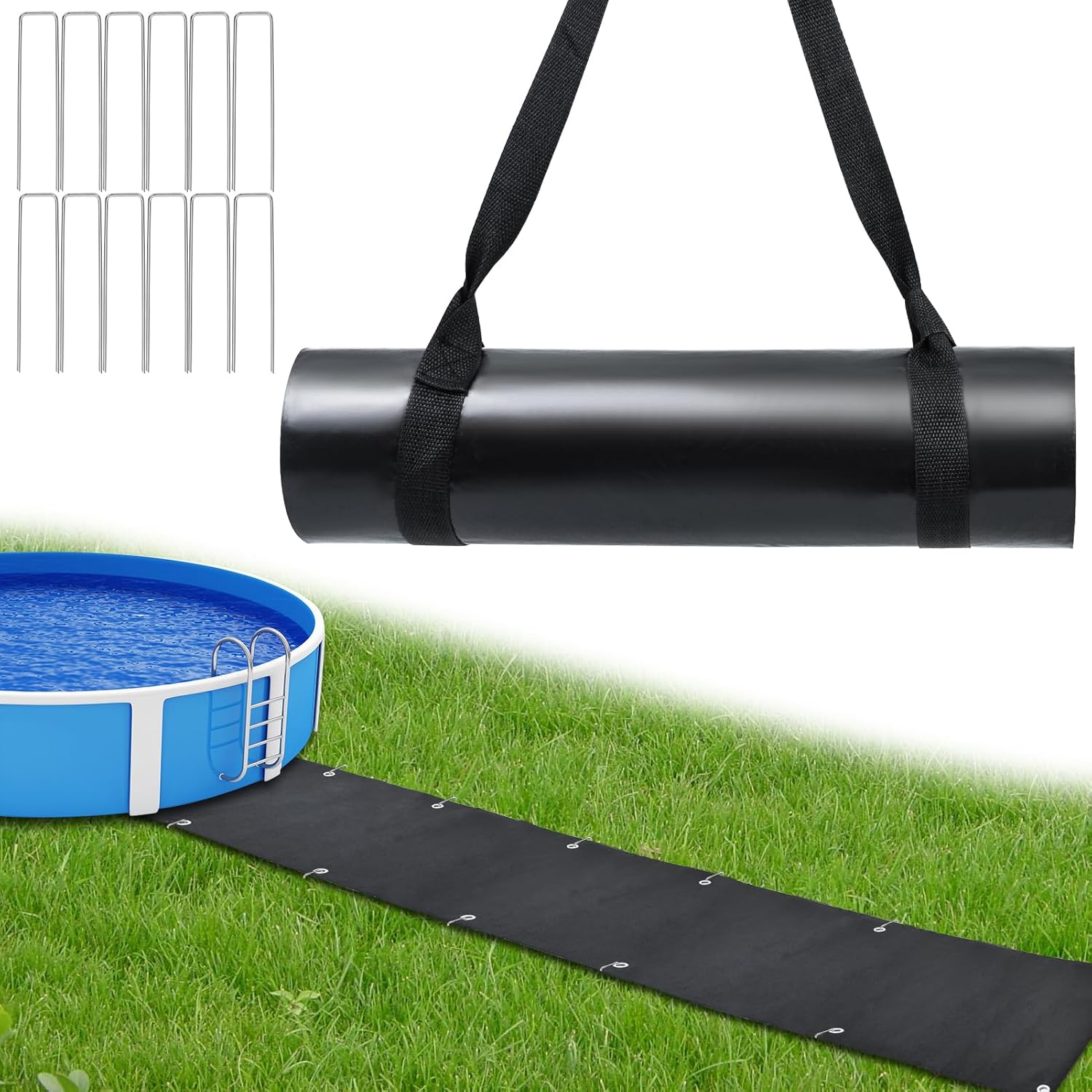 Amazon.com : 13Ft x 19.7inch Pool Floor Protector Pathway Mat ...