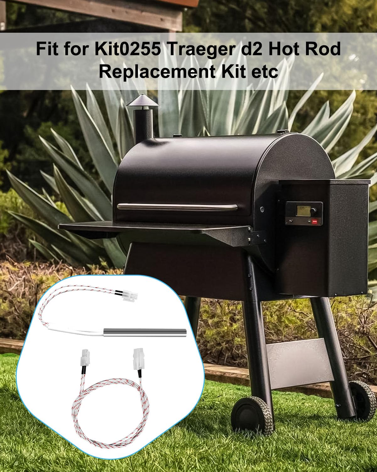 Snapklik.com : Hot Rod Ignitor Kit Fit For D2 Traeger Pro 575/780 And ...