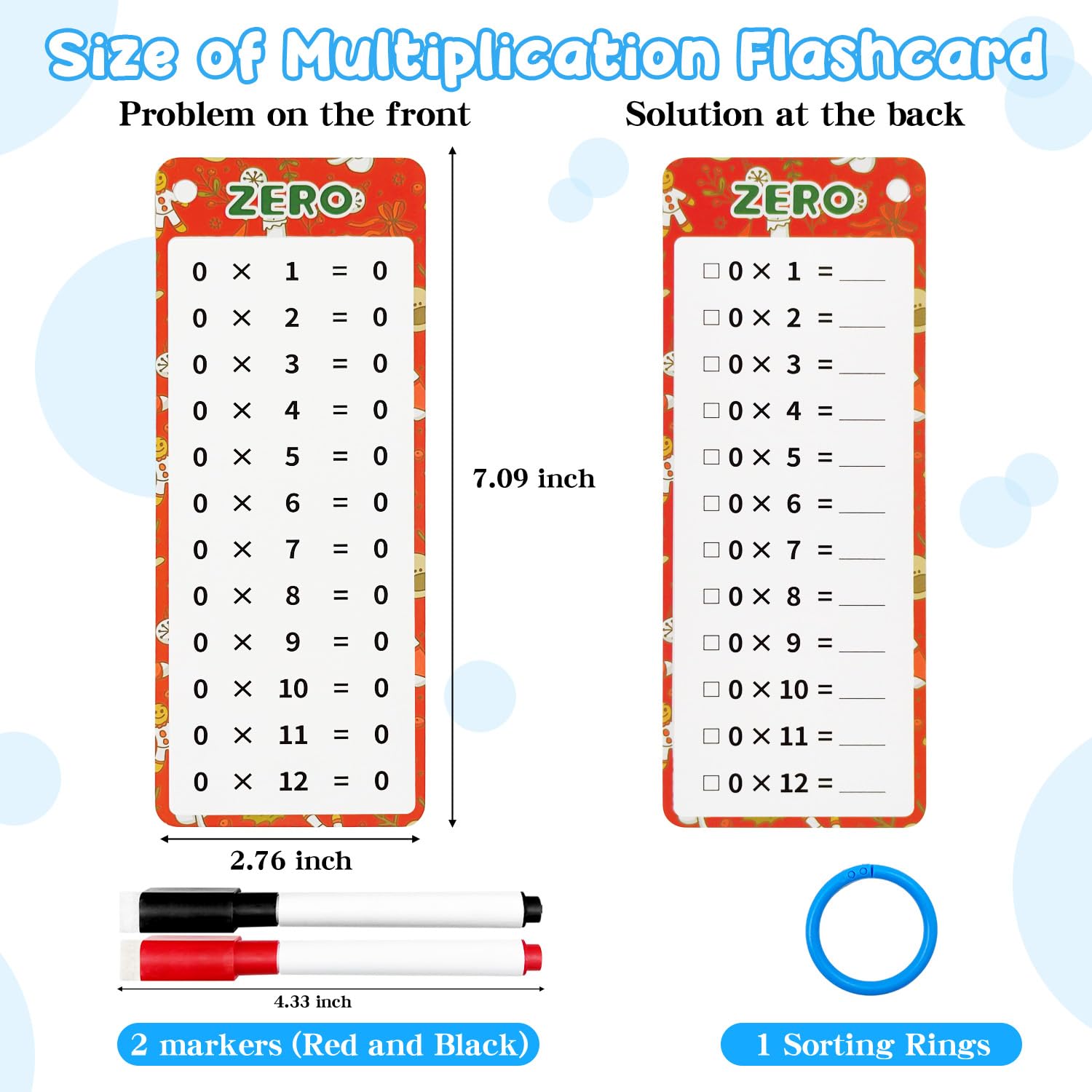 Snapklik.com : 0-12 Multiplication Flash Cards, Large Math Table ...