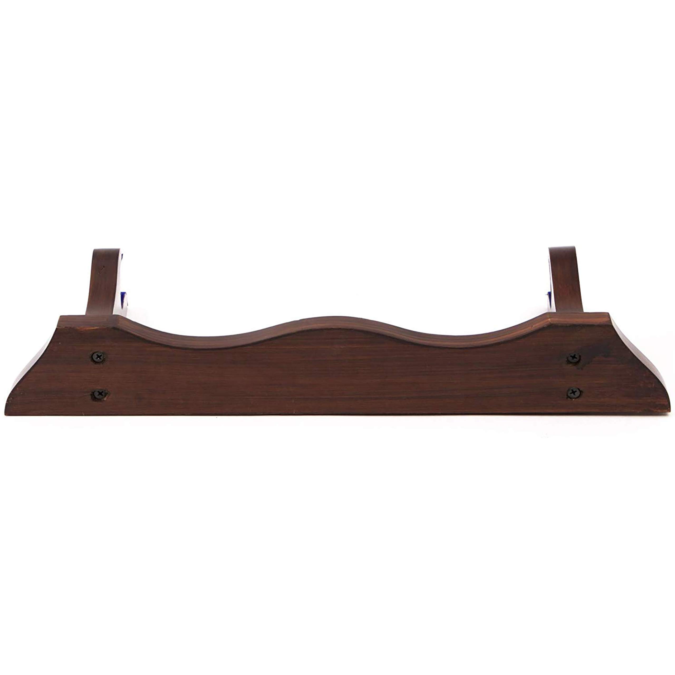 Mythrojan Solid Wood Sword Stand Medieval Sword Wall Mount Samurai ...