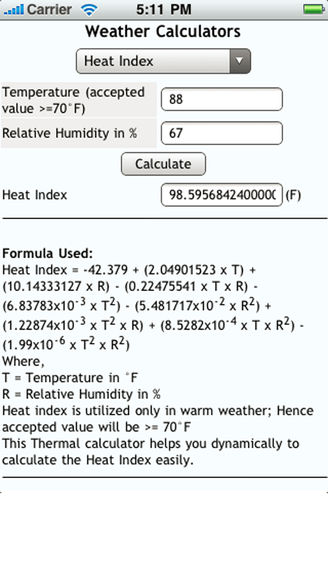 Weather Calculators:Amazon.com:Appstore for Android