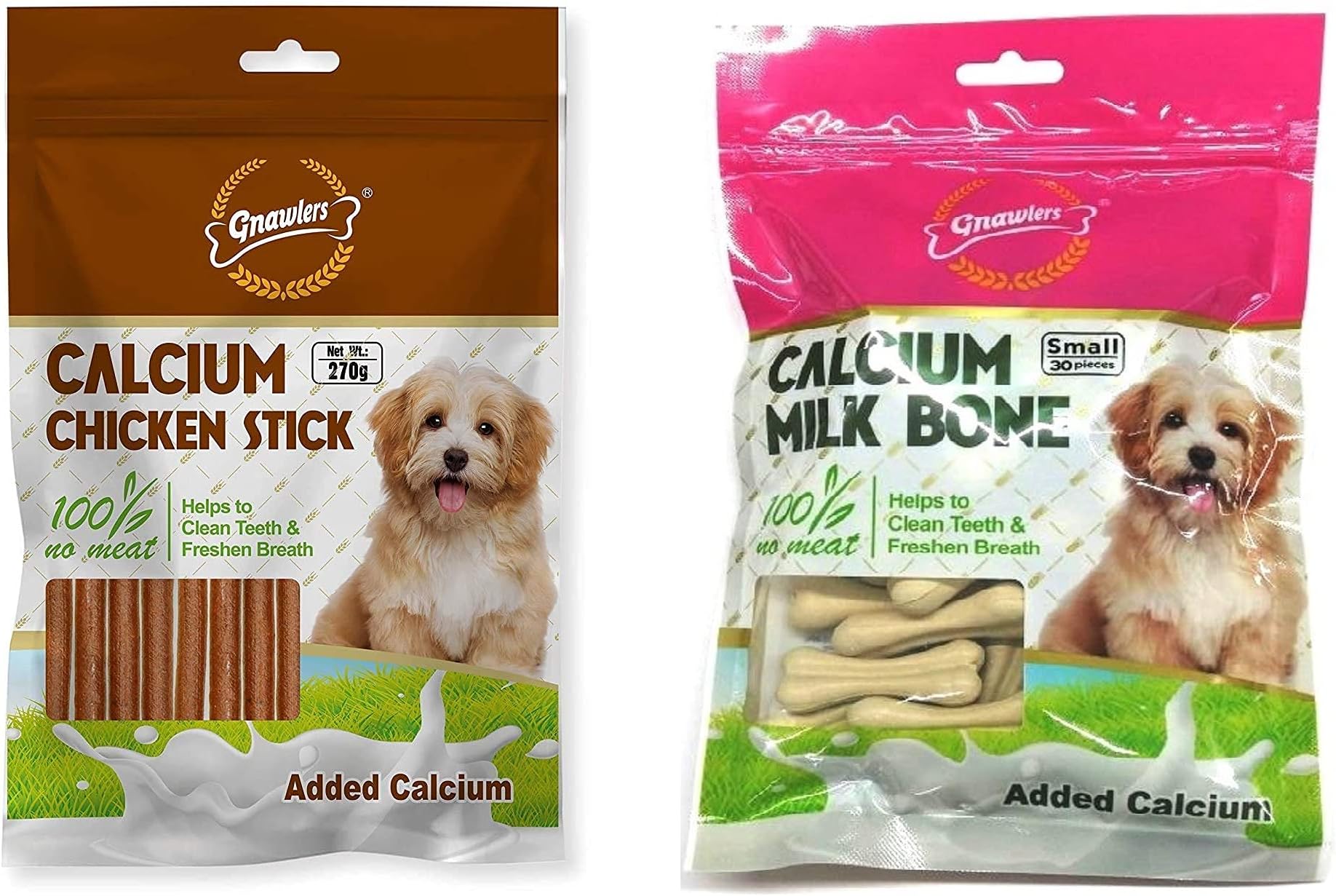 Buy Gnawlers Get More Chicken Sticks Dogs Stick with Calcium Milk Bone ...