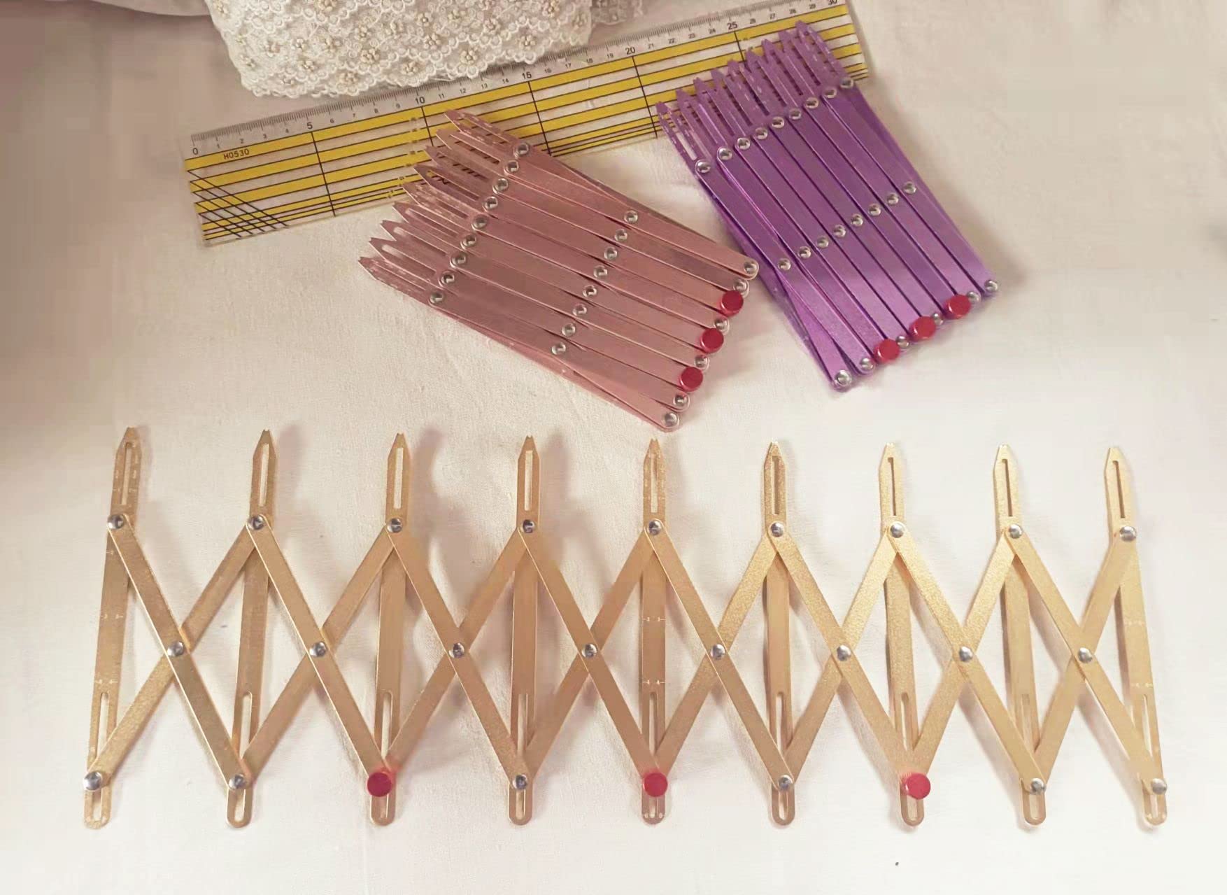 With Sliding Marker Expandable , Expanding Button Guide Spacing Divider ...