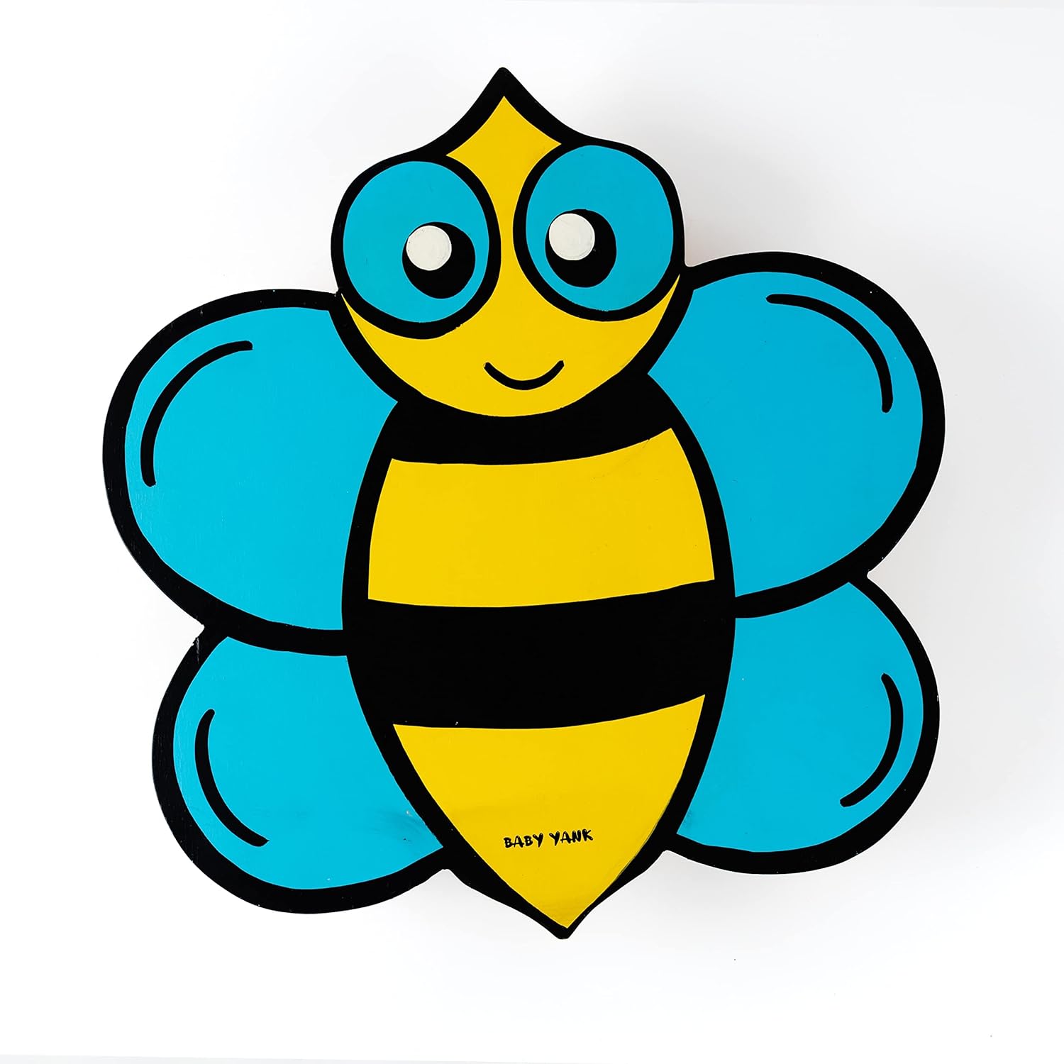 BABY YANK Wooden Busy Bee Balancing Board, Indoor & Outdoor Activity ...