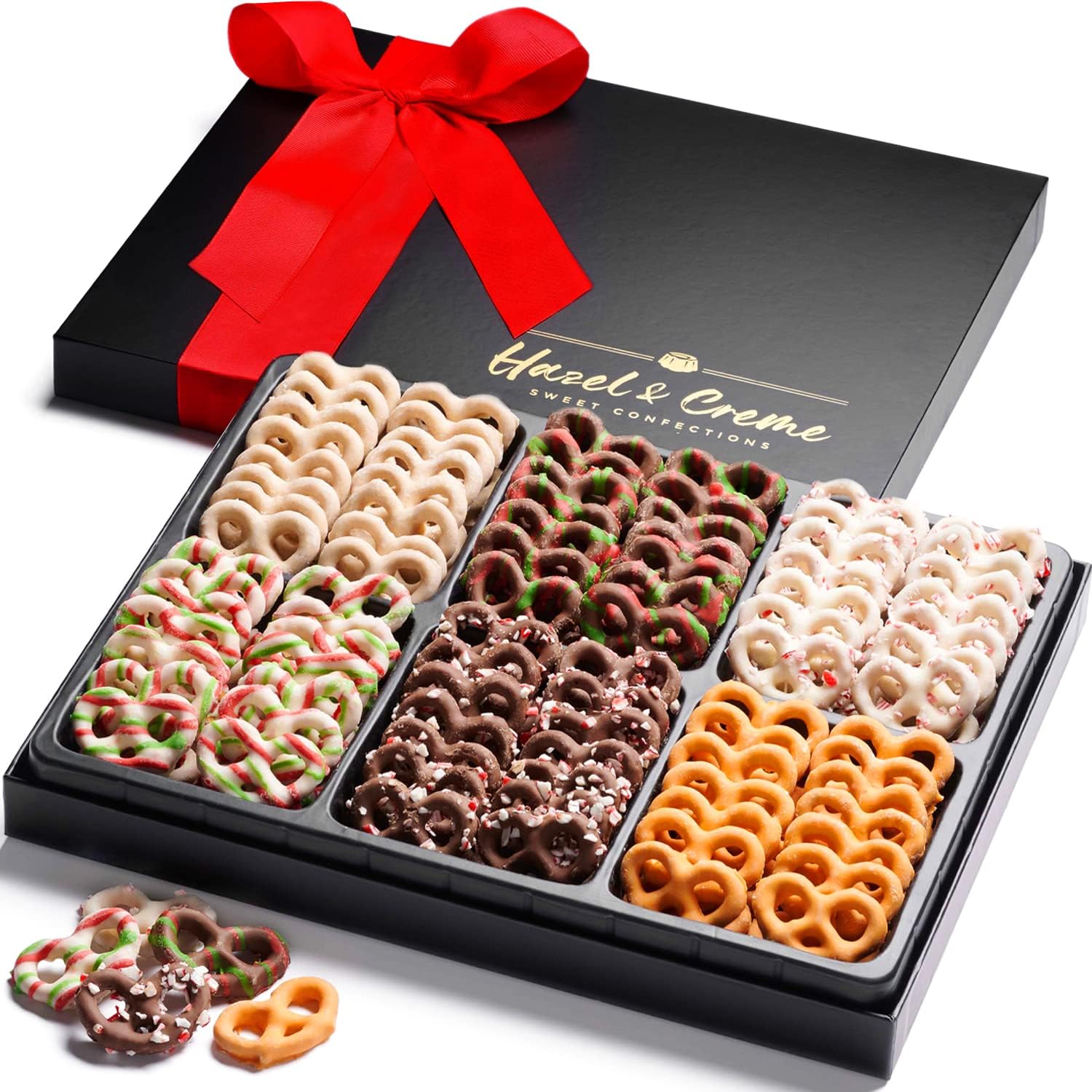 Amazon.com : Chocolate Covered Yogurt Pretzel Gift Box - Valentine's ...