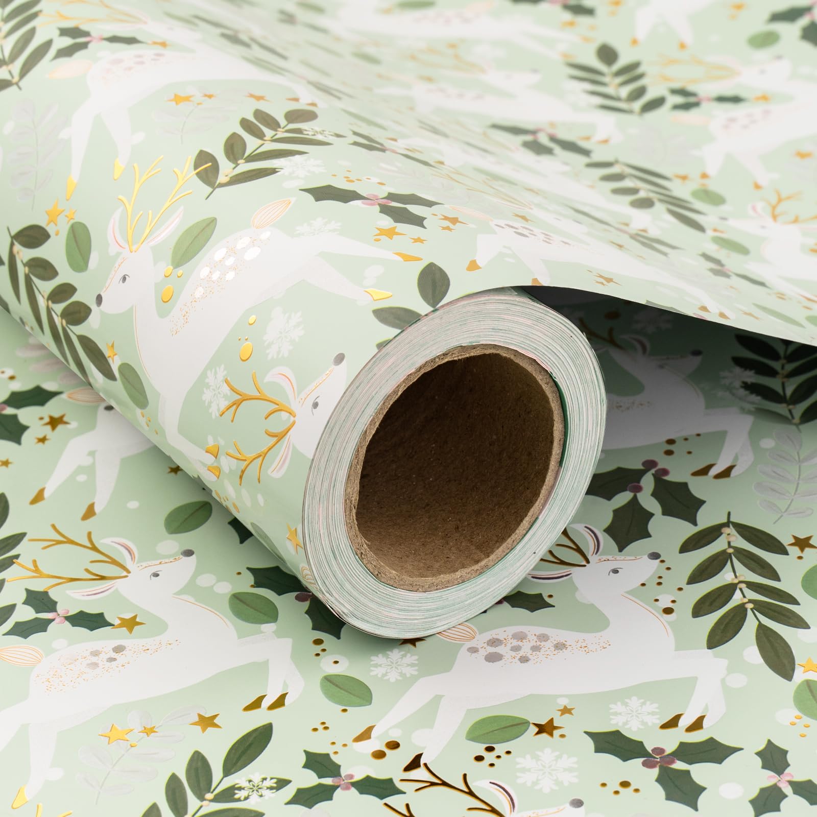 Amazon.com: RUSPEPA Christmas Wrapping Paper, Jumbo Roll Wrapping Paper ...