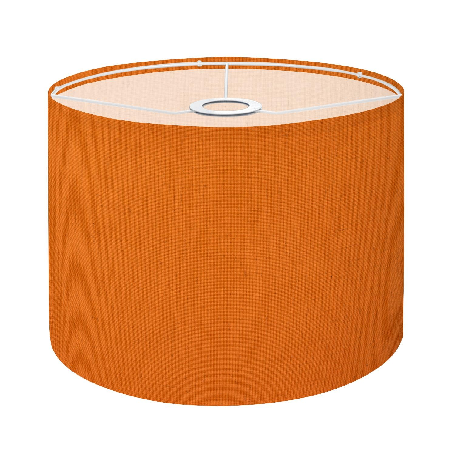 Snapklik.com : Lamp Shade Drum Lamp Shades Orange Fabric Lampshades For ...