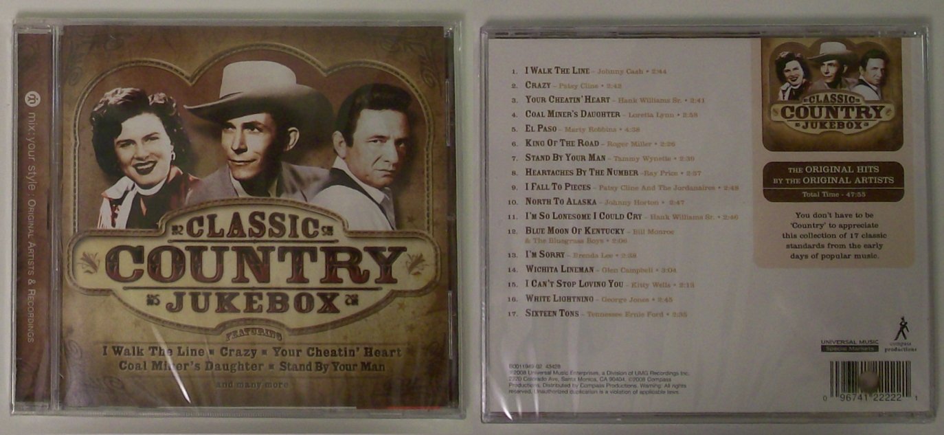 Classic Country Jukebox CD - Amazon.com Music