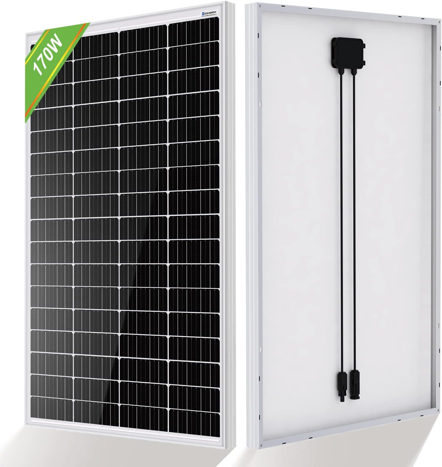 ECO-WORTHY 120W 12V Solar Panel Kit: 120W Mono Solar Panel & 20A Solar ...