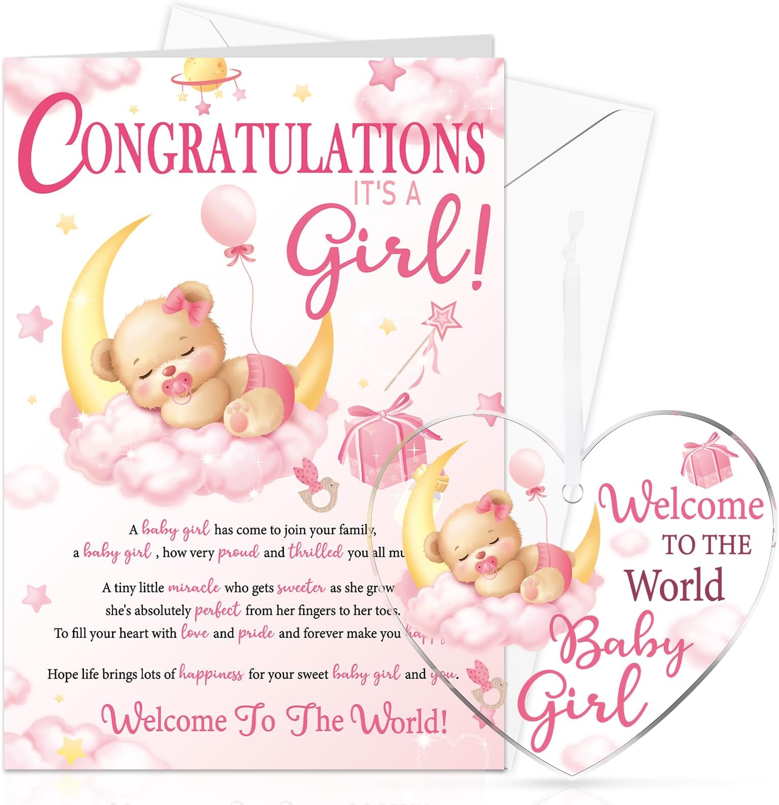 Jonny Javelin New Baby Girl Card : Amazon.co.uk: Stationery & Office ...
