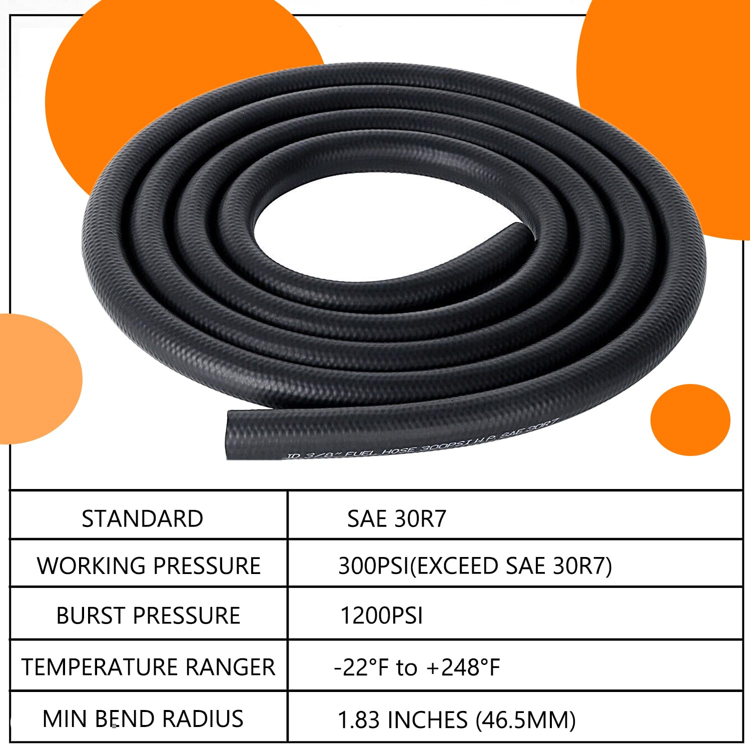 Snapklik.com : 3/8 ID Push Lock Fuel Hose Line