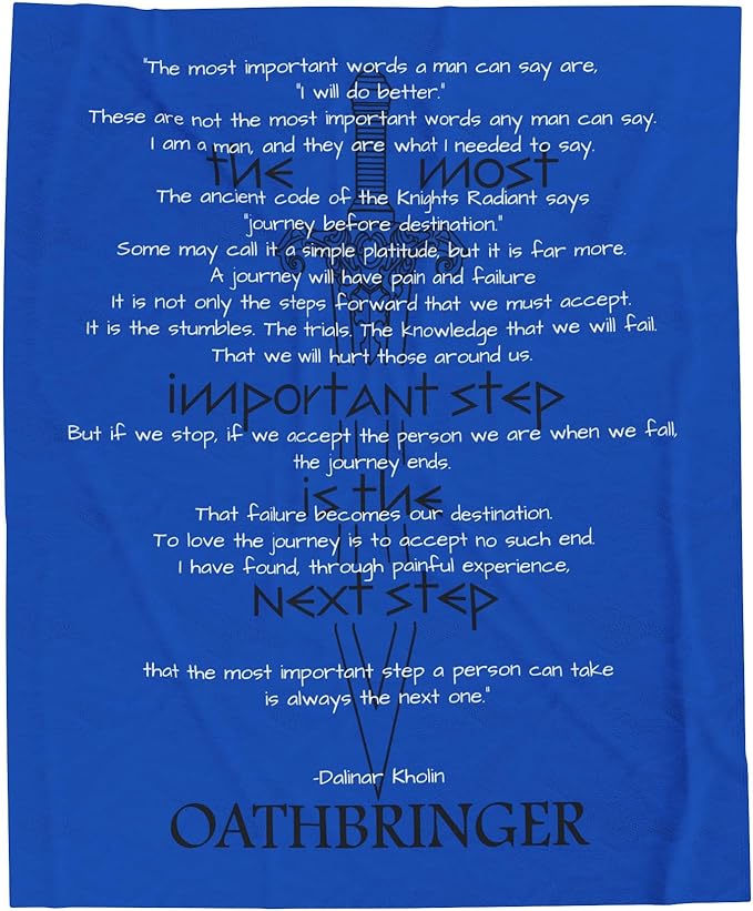 Amazon.com: Stormlight Archive, Oathbringer Blanket, Cosmere Merch ...