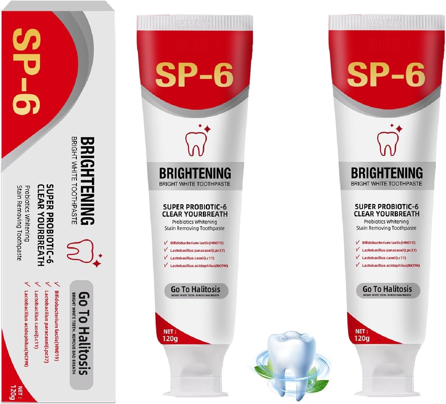 Amazon.com: Sp-6 Ultra Whitening, Sp-6 Probiotic Whitening Toothpaste ...