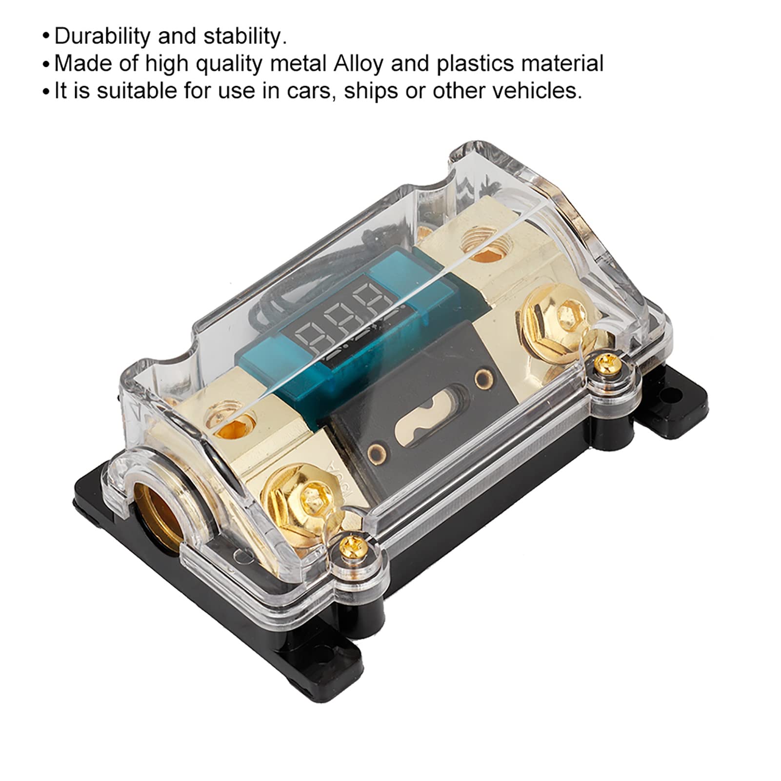 Snapklik.com : 250A Digital Display Audio Power Distribution Block Box ...