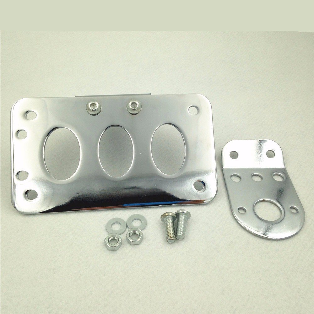 Snapklik.com : SMT-Chrome Custom Horizontal Vertical Side Mount License ...