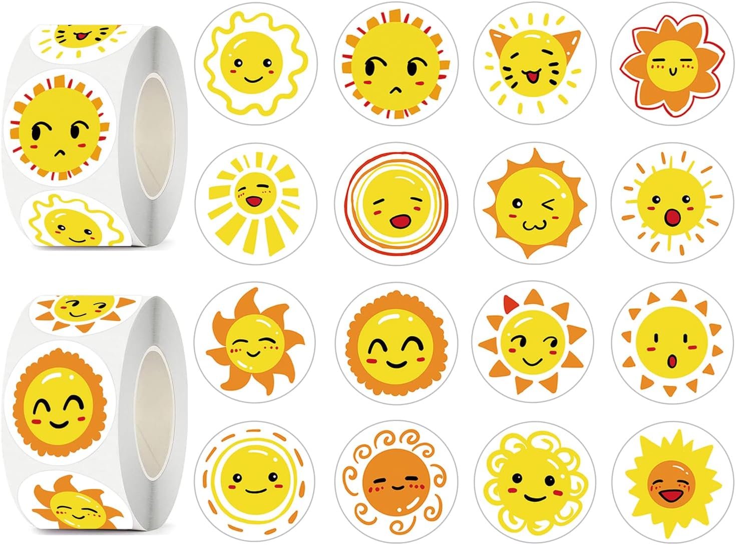 Amazon.com: Trend Enterprises Inc. Sparkle Stickers Sunny Smiles : Toys ...