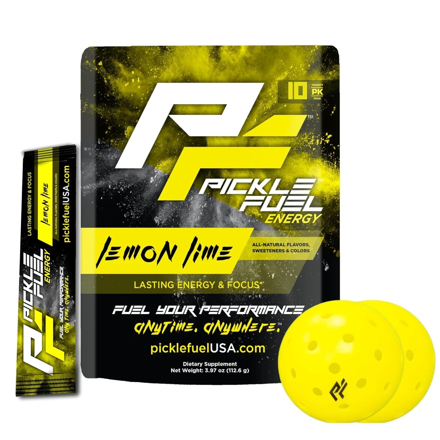 Amazon.com : PICKLE FUEL Energy Drink Powder for Pickleball, Sugar Free ...