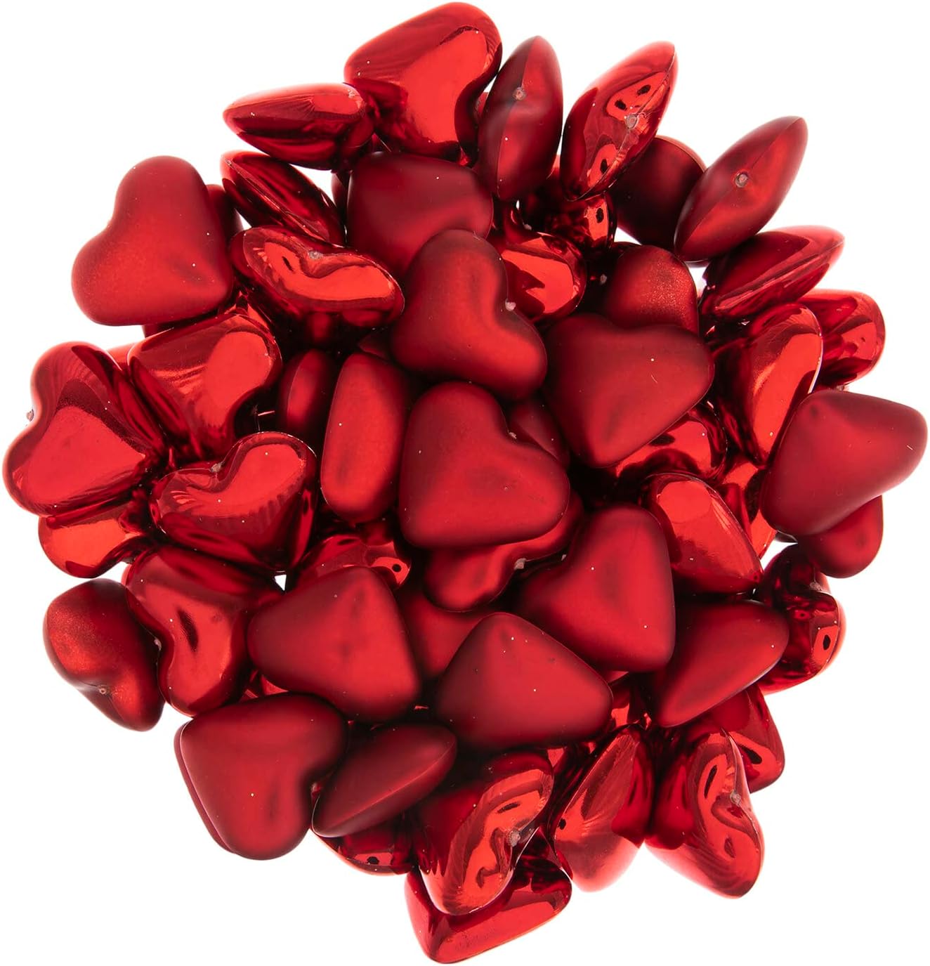 Amazon.com: Hobby Lobby Metallic Heart Filler Set of 2 Packages (17.4 ...