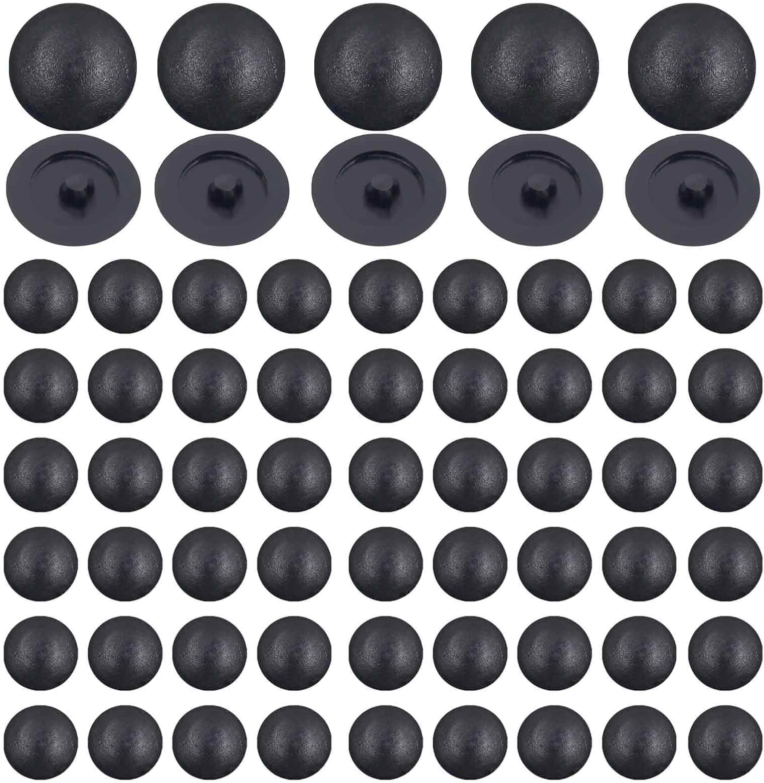 Screw Cover Caps - Plastic Screw Heads - Black : Amazon.co.uk: DIY & Tools