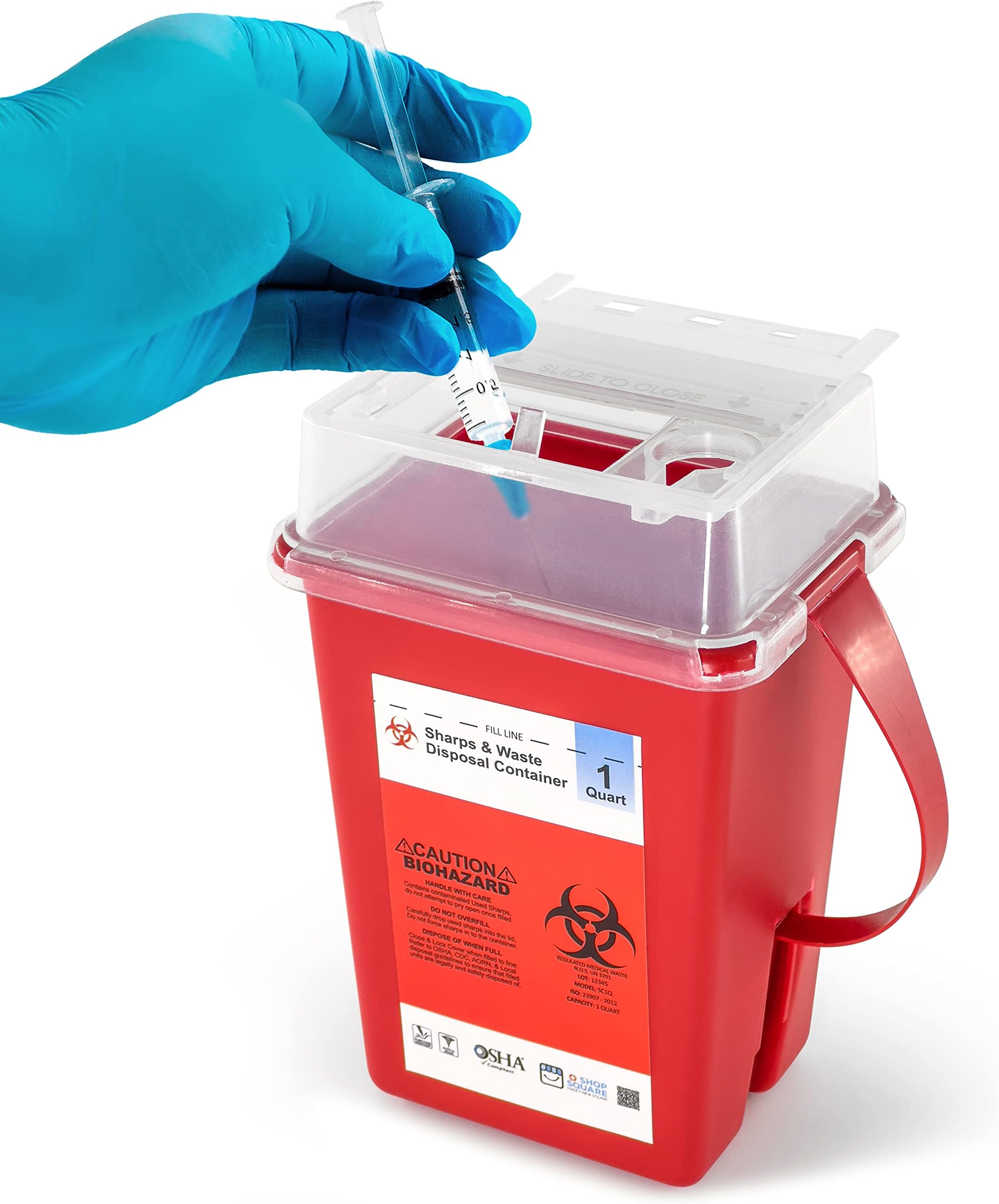 Amazon.com: McKesson Prevent Biohazard Infectious Waste Sharps ...