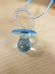 Amazon.com: 12 Pcs 2-1/2" Blue Plastic Pacifier Necklaces Baby Shower ...